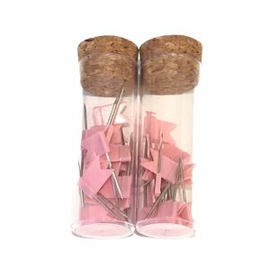 Target | Office | Pink Flag Pins Set Of Two Bottles | Poshmark
